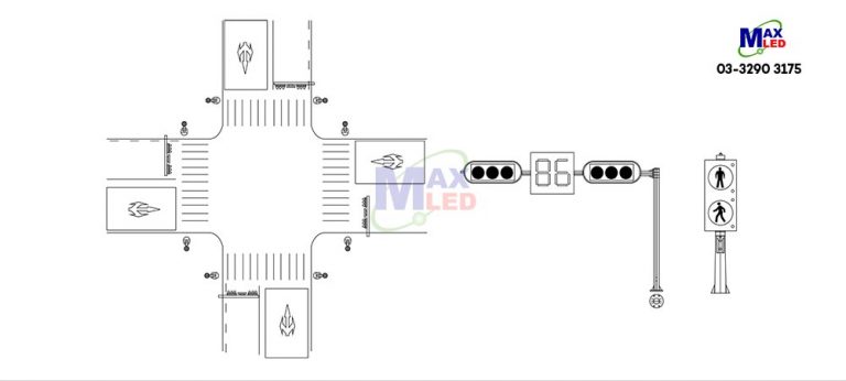 300mm LED Traffic Lights Malaysia - JD300 Series | Max LED