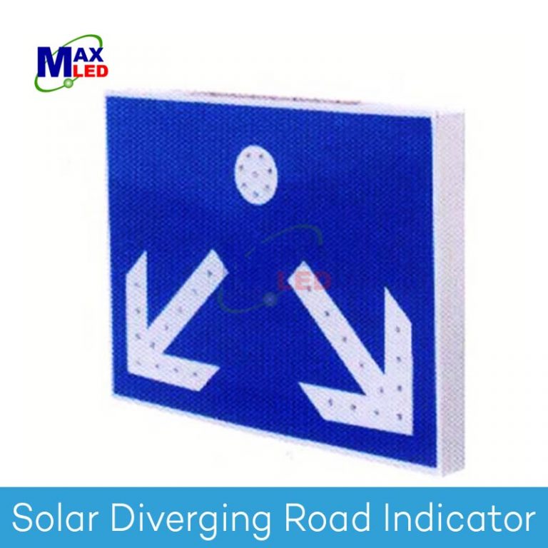 Solar Road Safety Traffic Signs Malaysia - Diverging Road Indicator